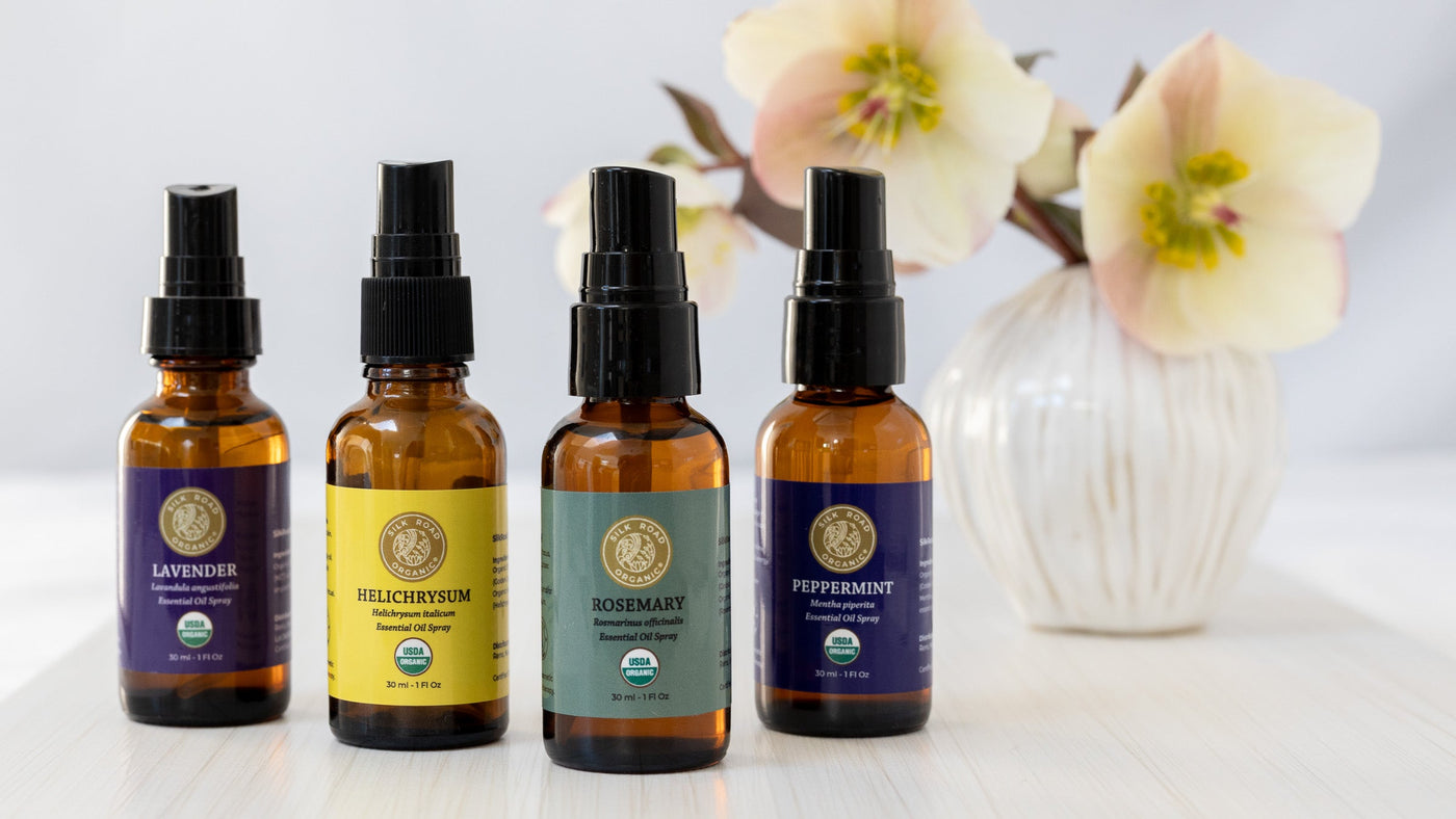 Organic Essential Oil Sprays - Silk Road Organic®
