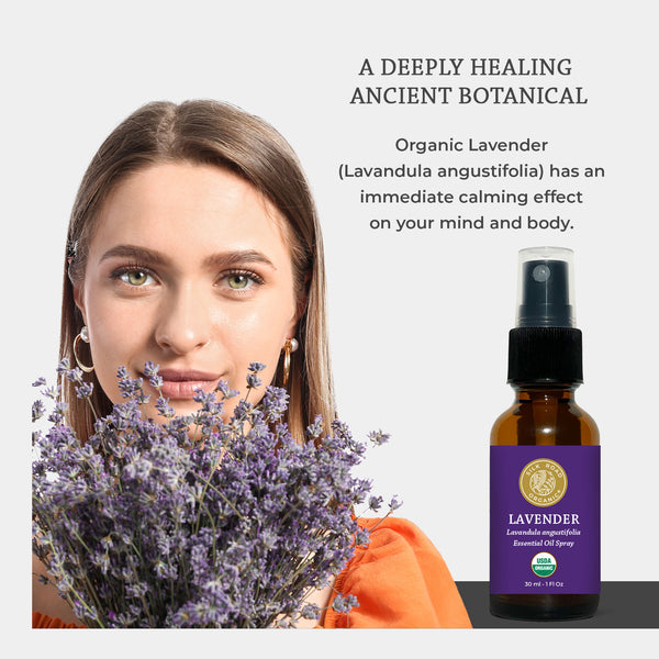 USDA Organic LAVENDER Essential Oil Spray - Silk Road Organic®