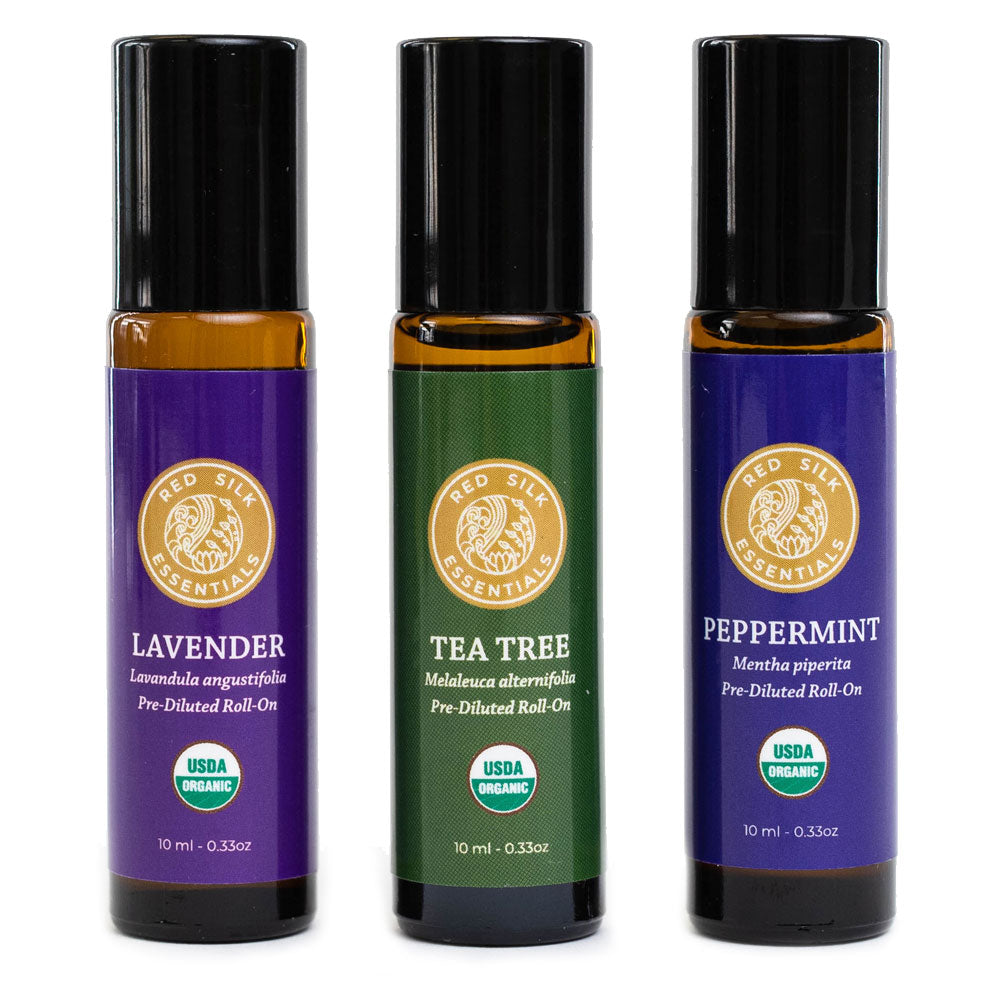 Organic Essential Oil Roll-ons | Red Silk Essentials® - Silk Road Organic®